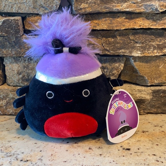 Squishmallows | Toys | Squishmallow Spider With Purple Hair Bella Nwt ...